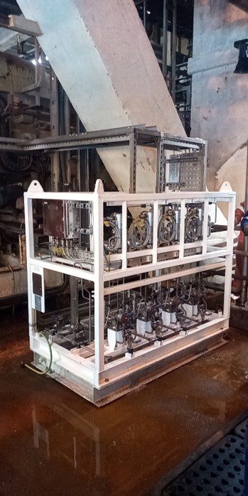 Sodium hypochlorite dosing skid | ICR Integrity | Integrity through ...